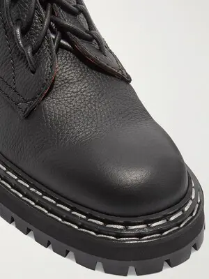 Proenza Schouler Textured-leather Ankle Boots