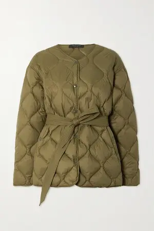 Rag & Bone Rudy Belted Quilted Down Coat
