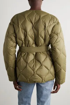 Rag & Bone Rudy Belted Quilted Down Coat