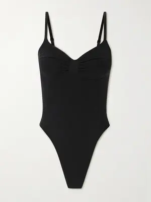 SKIMS Seamless Sculpt Thong Bodysuit - Black
