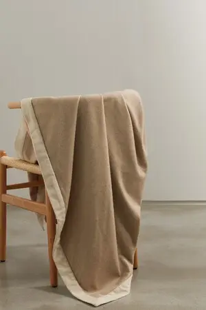 Brunello Cucinelli Two-tone Cashmere Blanket - Brown