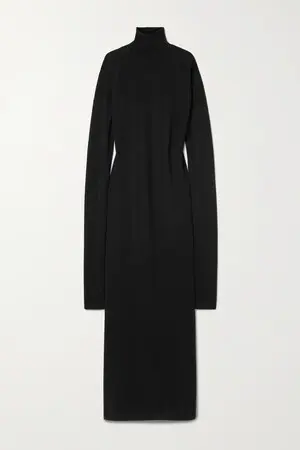 THE ROW Alicia Wool Turtleneck Gown