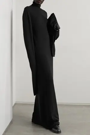 THE ROW Alicia Wool Turtleneck Gown
