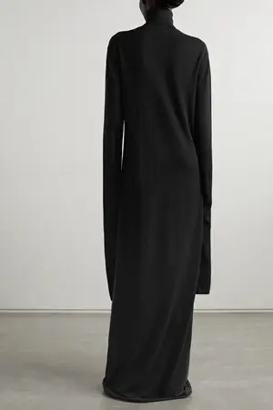 THE ROW Alicia Wool Turtleneck Gown