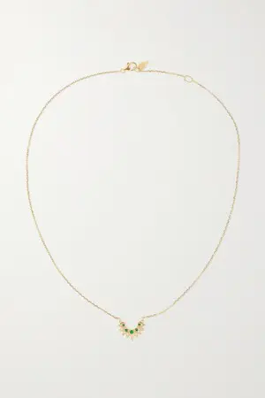 PIAGET Sunlight Rose Necklace With Emerald And Diamond