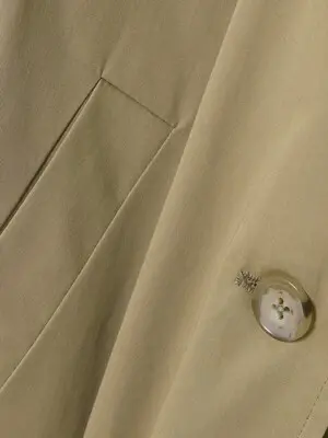 FRAME Cropped Cotton-gabardine Jacket