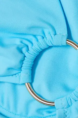 Melissa Odabash Brussels Embellished Halterneck Bikini Top - Blue