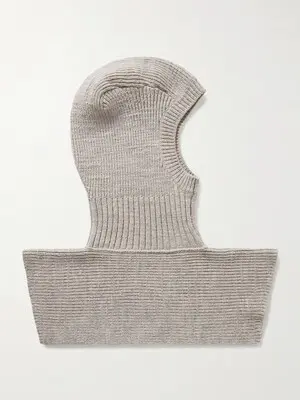 THE ROW Danylo Merino Wool Balaclava - Ivory