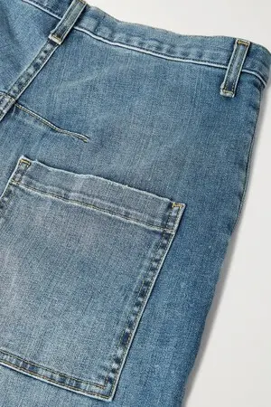 NILI LOTAN Emerson High-rise Tapered Jeans - Blue