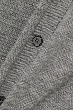 THE ROW Essentials Battersea Cashmere Cardigan - Gray