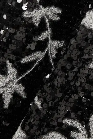 Erdem Garnet Sequined Embroidered Organza Midi Dress