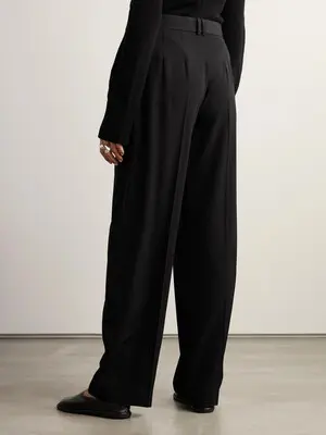THE ROW Igor Crepe Straight-leg Pants