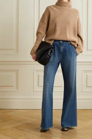NILI LOTAN Flora Wide-leg Jeans - Blue