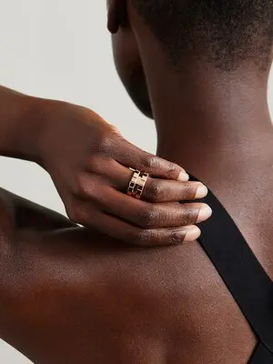 Chopard Ice Cube 18-karat Rose Ring