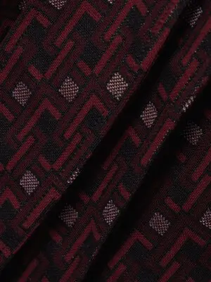 Diane Von Furstenberg Sheree Jacquard-woven Wrap Top
