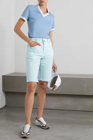Bogner Cotton-blend Gabardine Golf Shorts