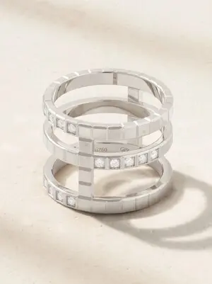Chopard Ice Cube Diamond Ring - Gold