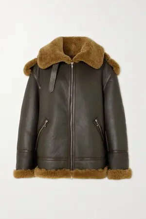 Burberry Shearling Aviator Jacket