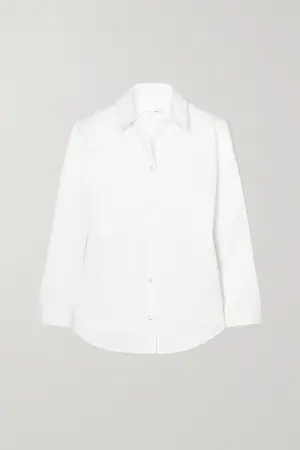 THE ROW Petra Cotton-poplin Shirt