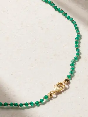 ANDREA FOHRMAN Mini Cosmo 14-karat Multi-stone Necklace