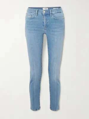 FRAME Le Garcon Cropped Slim Jeans