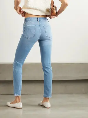 FRAME Le Garcon Cropped Slim Jeans