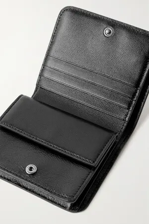 Balenciaga Printed Textured-leather Cardholder