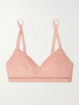 ERES Lydia Soyeuse Picot-trimmed Stretch-jersey Soft-cup Triangle Bra