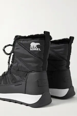 Sorel Whitney Ii Faux Fur-trimmed Ankle Boots