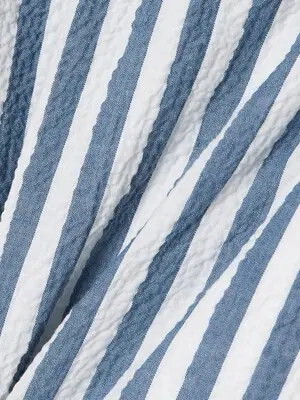 Veronica Beard Tijana Cotton-blend Seersucker Shorts