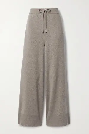THE ROW Anton Cashmere Wide-leg Pants