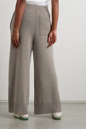 THE ROW Anton Cashmere Wide-leg Pants
