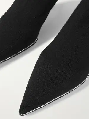 Rene Caovilla Crystal-embellished Over-the-knee Boots