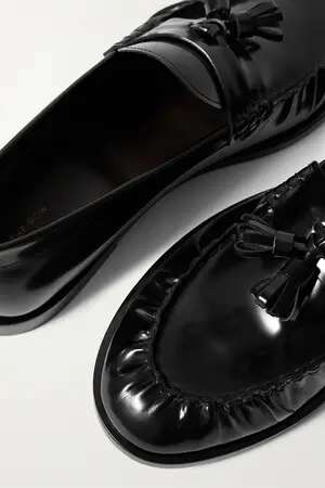 THE ROW Tasseled Leather Loafers