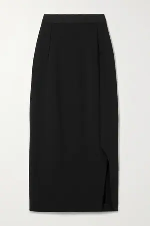 FFORME Sabreen Wool-blend Gabardine Midi Skirt