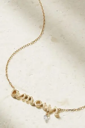 PERSEE Amour 18-karat Diamond Necklace - Gold