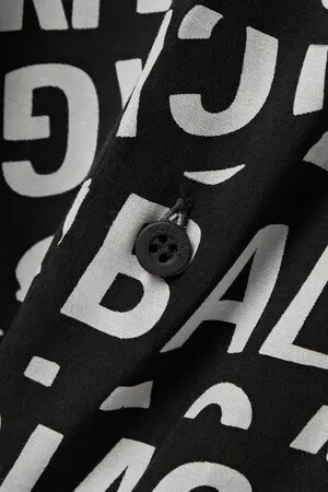 Balenciaga Printed Crepe Shirt