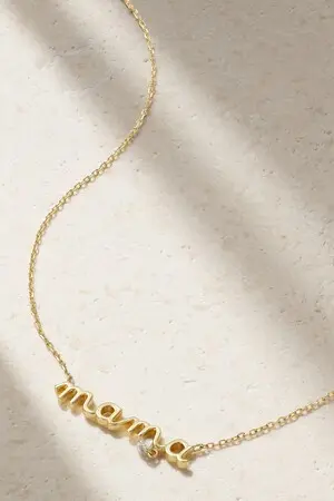 PERSEE Mama 18-karat Diamond Pendant Necklace - Gold