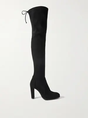 STUART WEITZMAN Highland Over-the-knee Suede Boots