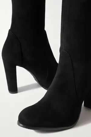 STUART WEITZMAN Highland Over-the-knee Suede Boots
