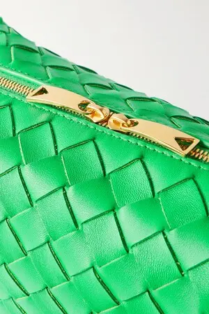 Bottega Veneta Loop Mini Intrecciato Leather Shoulder Bag