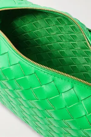 Bottega Veneta Loop Mini Intrecciato Leather Shoulder Bag