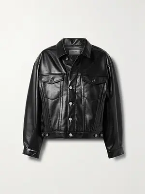 AGOLDE Charli Recycled Leather-blend Jacket