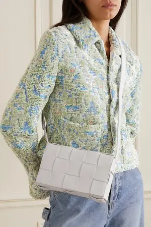 Bottega Veneta Cassette Medium Intrecciato Shoulder Bag