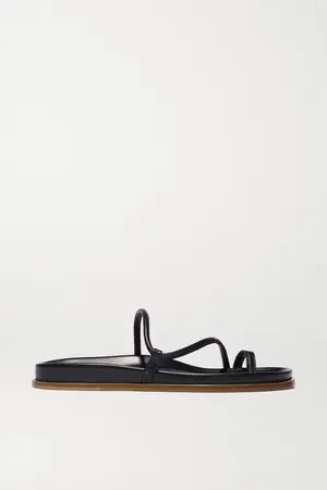 EMME PARSONS Bari Leather Sandals - Black