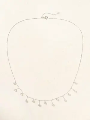 PERSEE 18-karat White Diamond Necklace - Gold