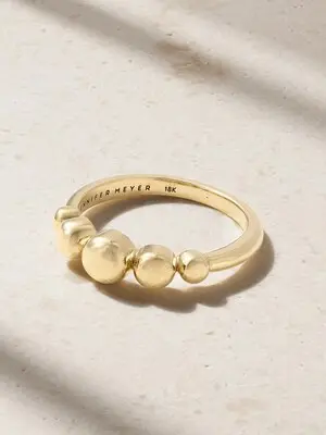 JENNIFER MEYER 18-karat Bauble Ring - Gold
