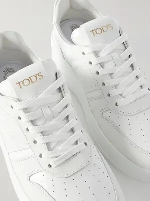 TOD'S Paneled Leather Platform Sneakers