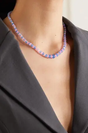 Jia Jia 14-karat Gold Opal Necklace