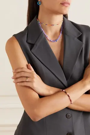 Jia Jia 14-karat Gold Opal Necklace